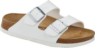 Birkenstock Arizona Semelle Professionnelle Unisexe Adulte Super Grip Birko Flor Blanc EU(44)