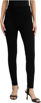 Michael Kors Femme, Pantalons, Noir, Taille: 42 FR Emboss MK Leggings