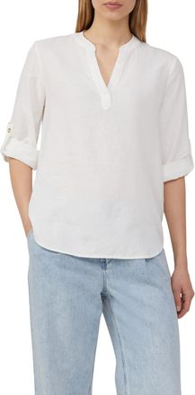 s.Oliver Leinenmix-Bluse mit Turn-up