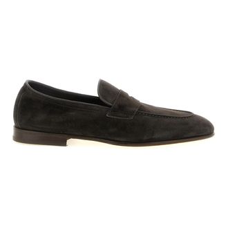 Brunello Cucinelli Weiche Penny Loafer aus Wildleder - - Shoes - Herren - Braun - 45 EU
