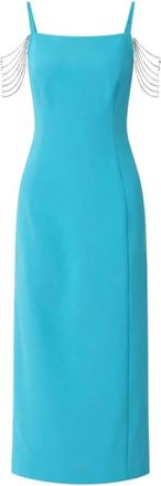 Pinko Pinko, Femme, Robes, Bleu, Taille: 40 FR Abito laccini