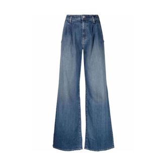 Nili Lotan Klassische Blaue Wide Leg Jeans - - Jeans - Damen - Blau - W27