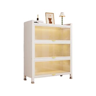 Generic Gro&szlig;z&uuml;giger Aufbewahrungsschrank for Zuhause, robuste und leicht zu reinigende Konstruktion aus Kohlenstoffstahl, staubdichtes Design, geeignet for Ei