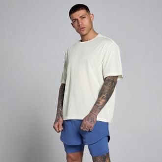 MyProtein T-shirt mesh Hybrid oversize MP homme - Brume - XS