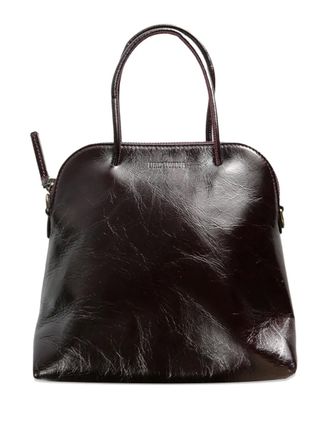 Uma Wang sac cabas en cuir - Marron