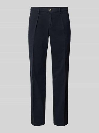 Profuomo Relaxed Fit Hose mit B&uuml;gelfalten