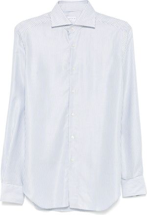 Xacus Gestreiftes Hemd - Blau