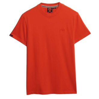 Superdry Essential Logo EMB Tee M1011245A Bold Orange L