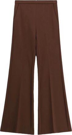 Imperial Femme, Pantalons, Brun, Taille: 34 FR Pantalone a zampa