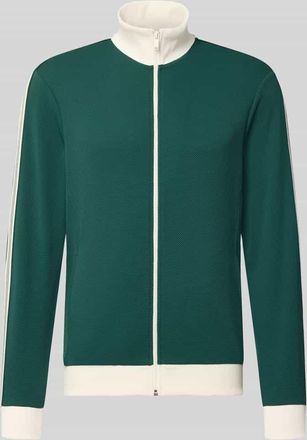 Mc Neal Slim Fit Sweatjacke mit Strukturmuster