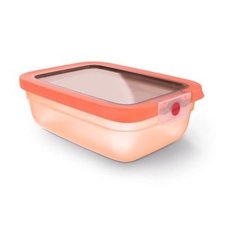 Emsa oneClick Frischhaltedose, verschlossen mit nur 1 x Klick, Lebensmittel 2 x l&auml;nger frisch, 100% dicht, Made in Germany, 1,2L, gefrier-, mikrowellen- un