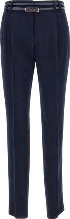 Max Mara Femme, Pantalons, Bleu, Taille: 38 FR Gisella Pantalons
