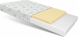 FDM Matratze dream 90x180 cm Kaltschaum H2 H3 latex 11 cm Dumbo Bezug