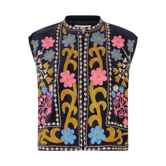 Lollys Laundry Femme, Vestes, Multicolore, Taille: 42 FR Gilets