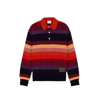 Dr&ocirc;le de Monsieur Chenille Striped Sweater