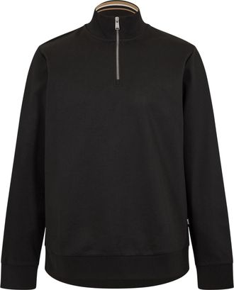 HUGO BOSS Stimmann Fleece-Oberteil f&uuml;r Herren (Schwarz)