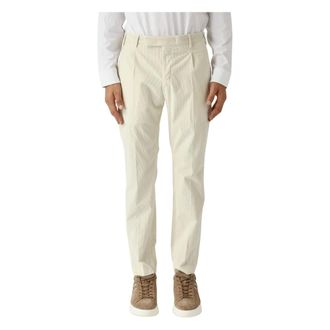 Pantaloni Torino Homme, Pantalons, Blanc, Taille: S Dieci Straight Pantalons