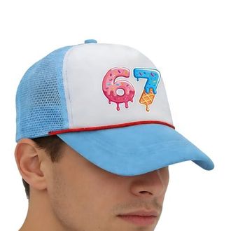 Generic Casquette de baseball, num&eacute;ro 6 7, casquette de baseball respirante, casquette imprim&eacute;e, pour les f&ecirc;tes sportives en plein air et l&eacute;t&eacute; quotidien