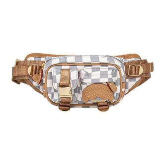 Sprayground Sprayground - Sac banane Cargo &agrave; motif damier cr&egrave;me gaufr&eacute; - unisex - Sacs - Multicolore - Taille: ONE Size