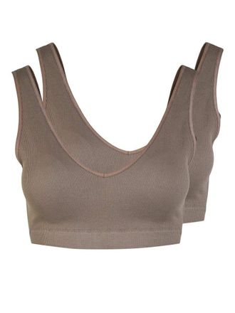 Pieces PCSYMMI Rib Bra TOP 2-Pack NOOS BC