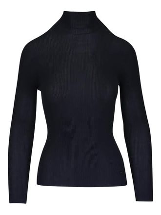 Akris ribbed top - Blau