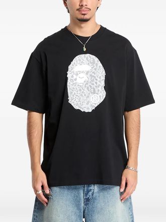 A Bathing Ape ape head-print T-shirt - Schwarz