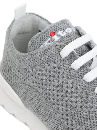 Kiton Mens Knitted Lace-Up Sneakers Aw26 M