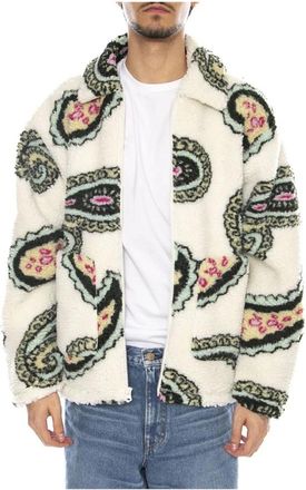 Obey Homme, Vestes, Multicolore, Taille: L Paisley Sherpa Jacket
