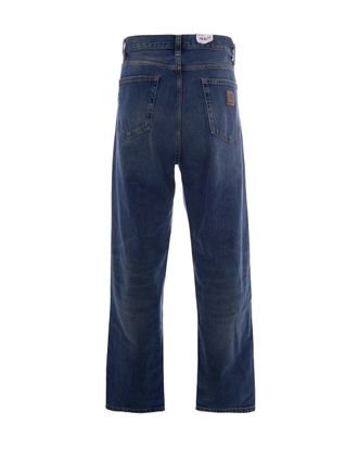 Carhartt Work in Progress Mens Jeans Aaron Blue Cotton Camano Denim