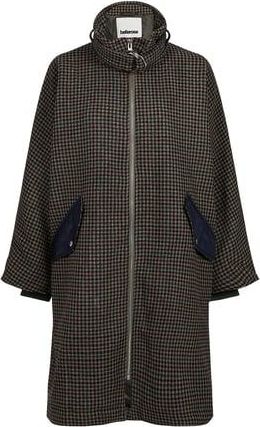 Bellerose Manteau motif pied de poule en laine