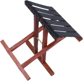BESPORTBLE Leichter Tragbarer Klapphocker Aus Massivem Holz Faltbarer Campinghocker Hohe Sitzbank Für Outdoor Angeln Picknick Und Garten Robust Und Einfach Mitzu