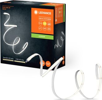 Ledvance Ledvance FLEX COB OUTDOOR 3M LED-Streifen, weiß, 13W, 1900lm, warmweißes Licht, COB-Technologie, homogene Lichtverteilung, lange Lebensdauer, einfache