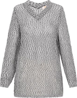 Usha Pullover Frauen schwarz mehrfarbig