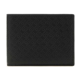Ferragamo Homme, Accessoires, Noir, Taille: ONE Size Portefeuille Monogramme Grav&eacute;