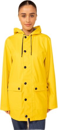 Petit Bateau Damen Gewachster Mantel, Gelb, M