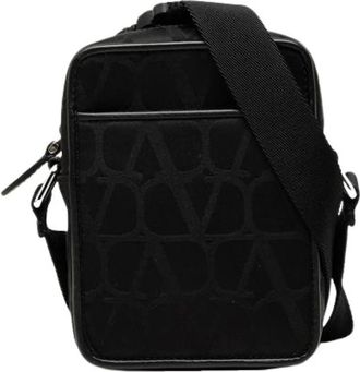 Valentino Pre-owned Sac bandouli&egrave;re en nylon - Femme - Pre-owned - Noir - Taille: ONE Size