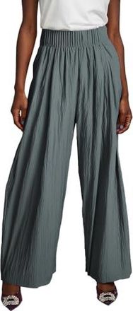 Generic Pantalon large en coton et lin pour femme, pantalon baggy en coton et lin pour femme, pantalon l&eacute;ger et confortable, pantalon palazzo &agrave; enfiler, coupe