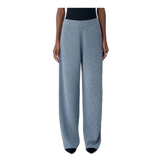 Sportmax Hose aus Woll- und Kaschmirmischung - - Trousers - Damen - Grau - L