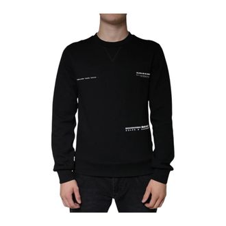 Dolce & Gabbana Rundhals-Sweatshirt - - Sweatshirts & Hoodies - Herren - Schwarzk - S