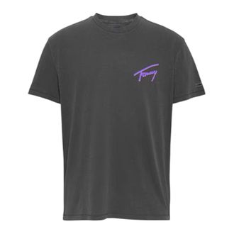 Tommy Jeans T-Shirt f&uuml;r Herren, leger (Schwarz)
