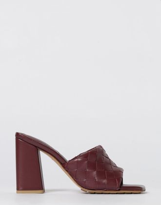 Bottega Veneta Sandales &agrave; Talons BOTTEGA VENETA Femme couleur Bordeaux