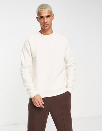 adidas Originals Trefoil Essentials - Sweatshirt in Wei&szlig;
