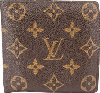 Louis Vuitton Portemonnaie - Louis Vuitton Canvas Monogram Marco Wallet - Gr. unisize - in Braun - für Damen