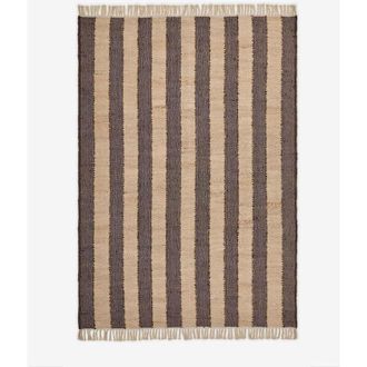 Sklum Sklum - Serilda-Au&szlig;enteppich aus Jute und Baumwolle Braun Kaffee 230x160 cm