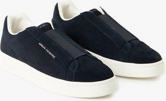 A|X Armani Exchange Leder -Turnschuhe - Blau