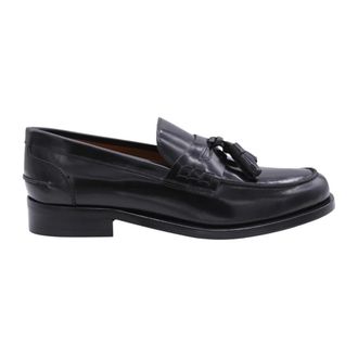 Catwalk Klassische Leder Mokassin Schuhe - - Shoes - Herren - Schwarzk - 44 EU