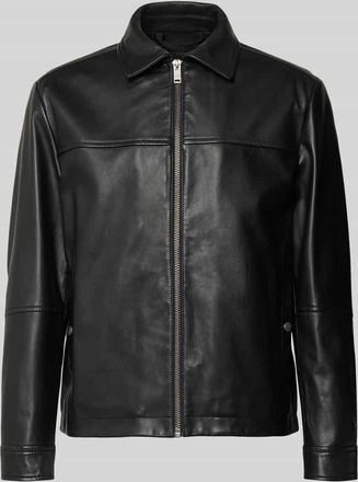 Boss Orange by Hugo Boss Regular Fit Lederjacke aus reinem Schafsleder Modell JOBAN1