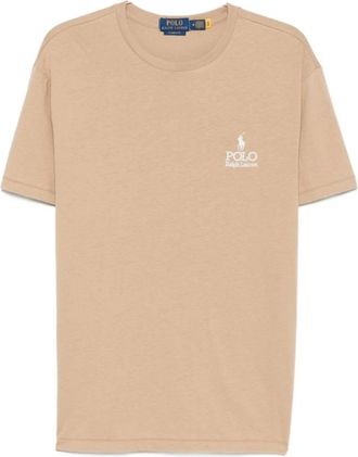 Polo Ralph Lauren Homme, Tops, Beige, Taille: XL Jersey-Ssl-Tsh