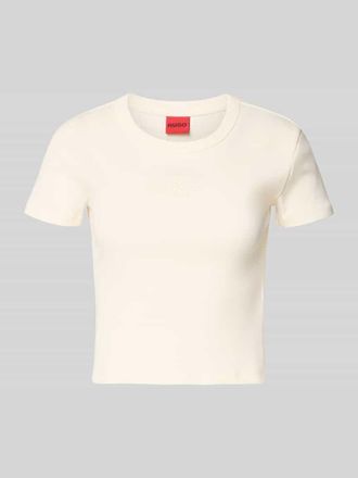 HUGO BOSS Slim Fit T-Shirt aus Baumwoll-Mix Modell DELANOR