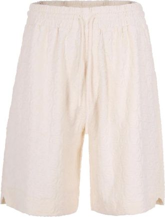 Dr&ocirc;le de Monsieur Homme, Shorts, Beige, Taille: M Bermuda Monogramme